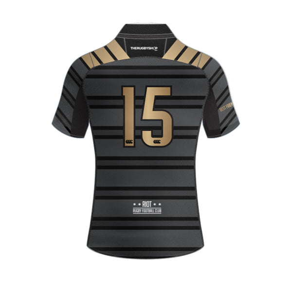 Canterbury Chicago Riot Jersey - MTO - Adult Unisex - Black/Gold - The ...