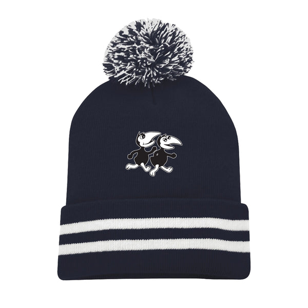 Kelowna Crows R.F.C. Supporters Pom Pom Toque - Unisex -Navy - The ...